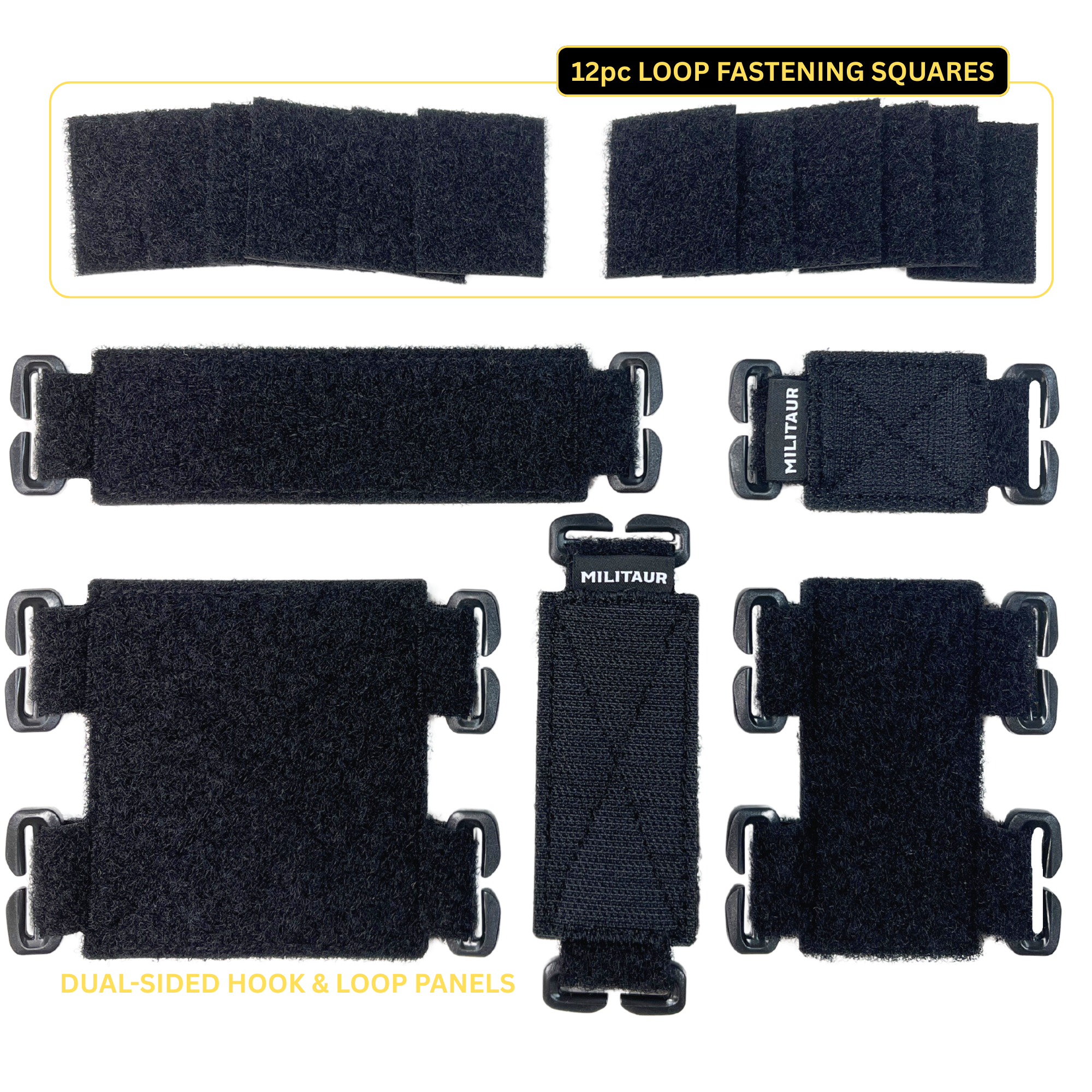 MILITAUR Hook & Loop PANEL SET